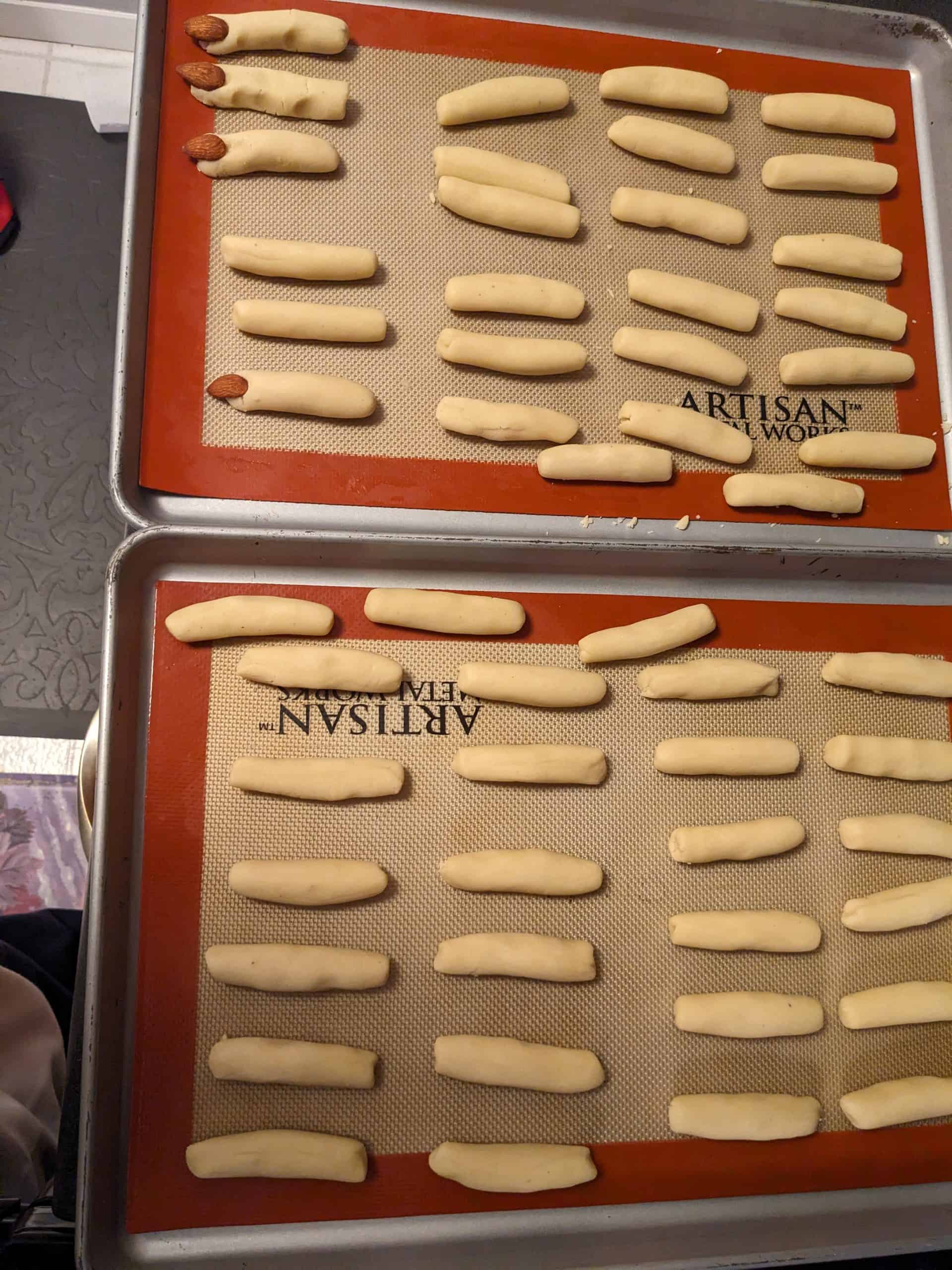 Sugar Free Witch Finger Cookies - Dinner Party Diaries